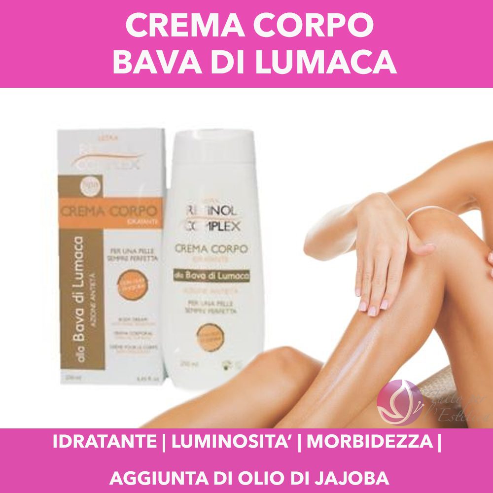 CREMA ALLA BAVA DI LUMACA PER IL CORPO - 250 ML
